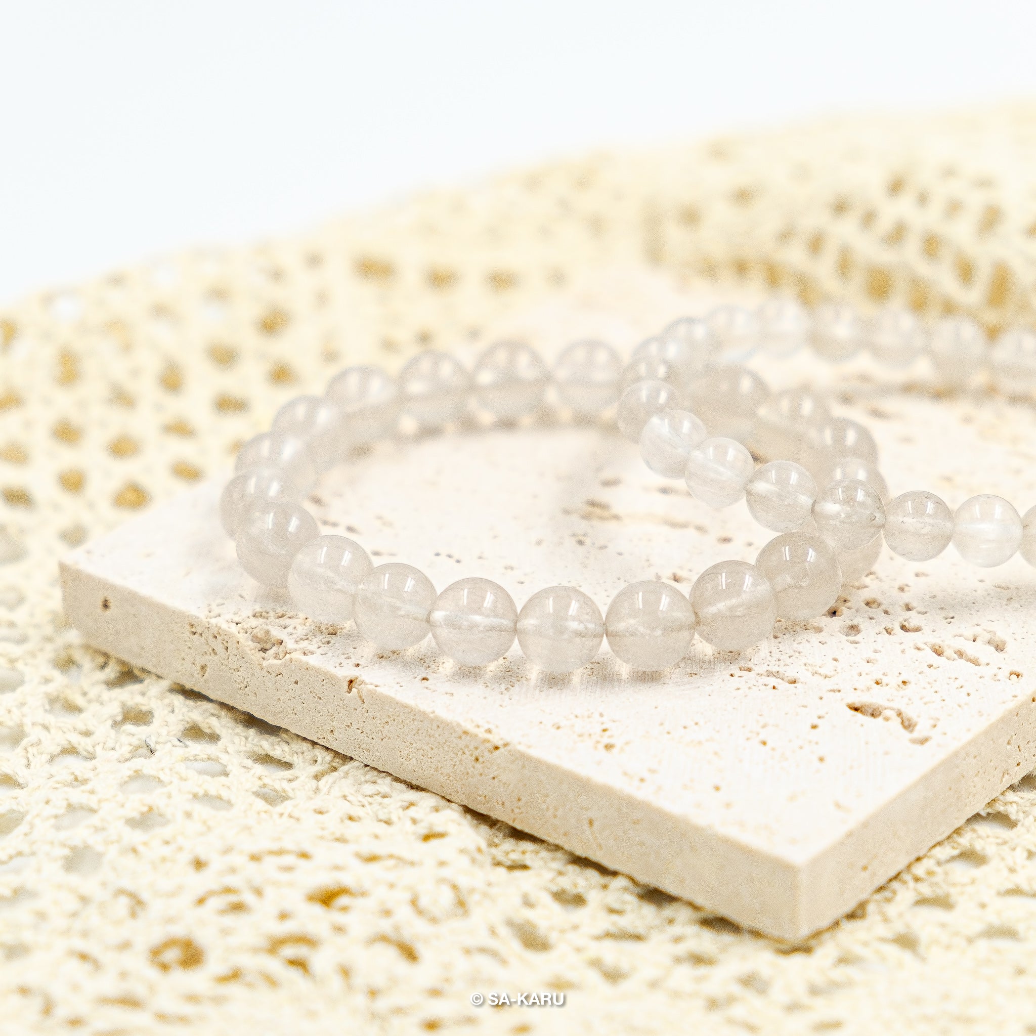 Silver Rabbit Fur Bracelet｜SA-KARU MACAU Natural Crystal Store